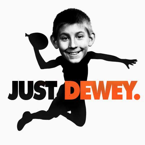 T-shirt JUST DEWEY - Malcom