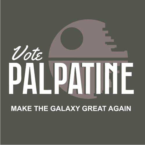 Vote Palpatine T-shirt – Humour Geek et Star Wars | Parfait pour Fans