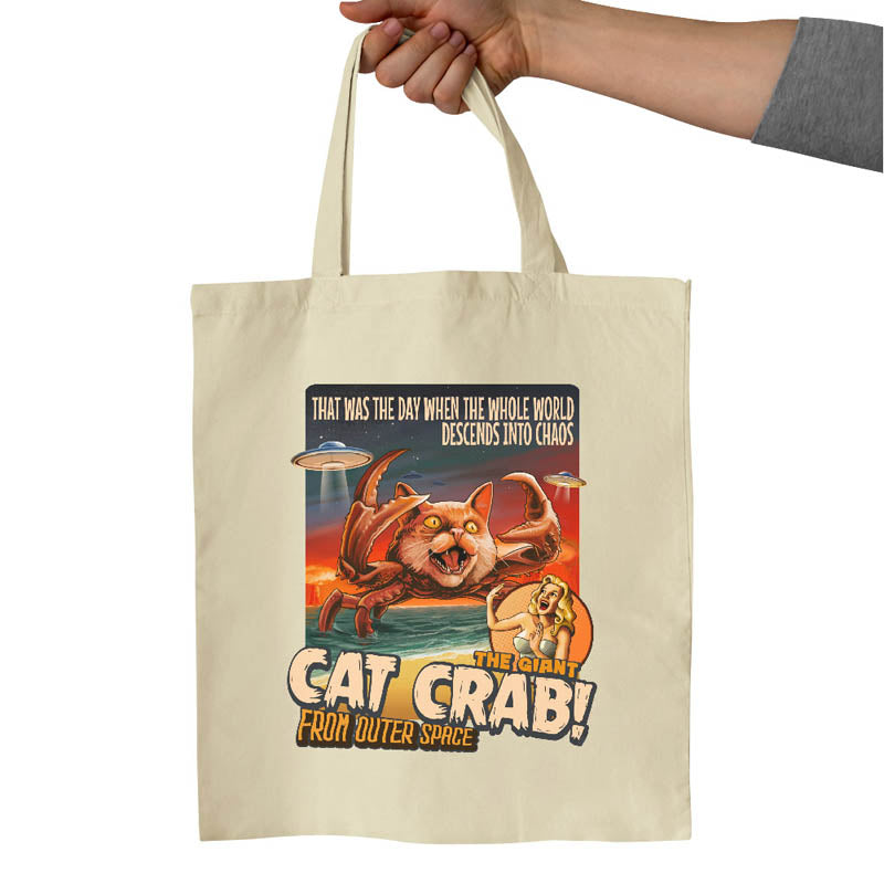 Tote Bag Cat Crab from Outer Space – Geek & Cinéphile