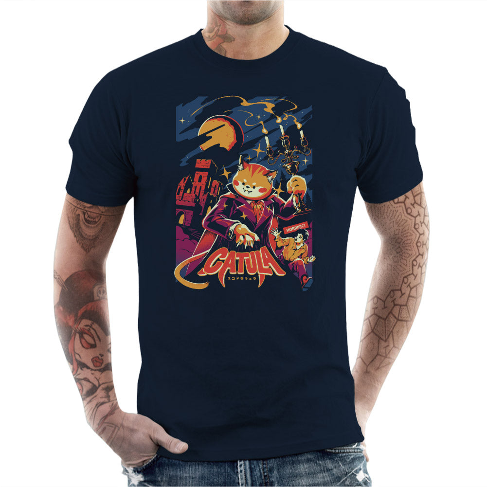 T-shirt Homme Catula – Chat vampire gothique