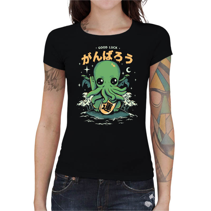 T-shirt Femme Good Luck Cthulhu – Kawaii mystique