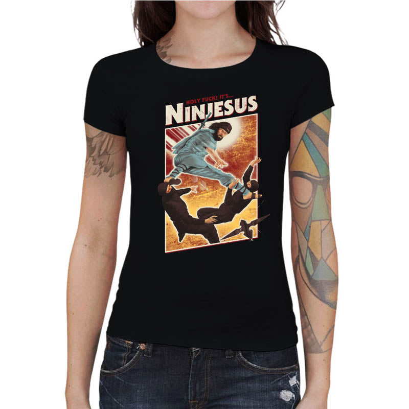 T-shirt Femme Ninjesus – Style décalé