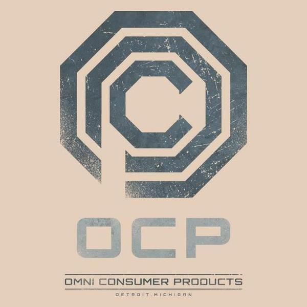 T shirt ROBOCOP avec le logo OCP